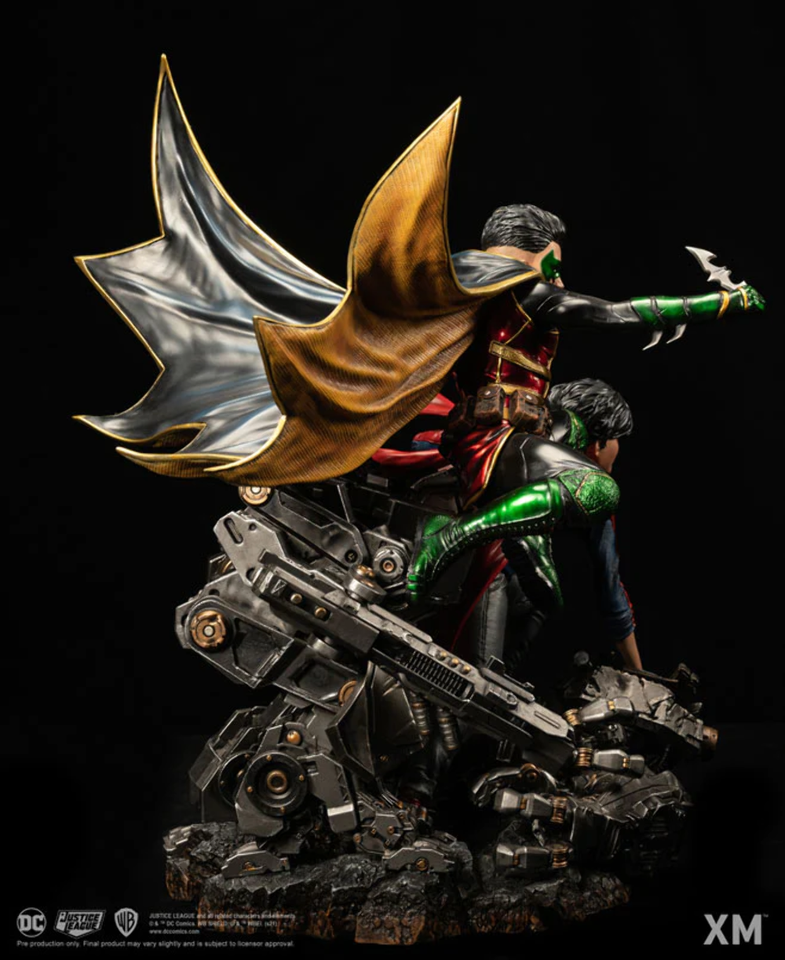 XM Studios DC Comics Super Sons Rebirth Statue w/ Bonus Plaque FREE US ...