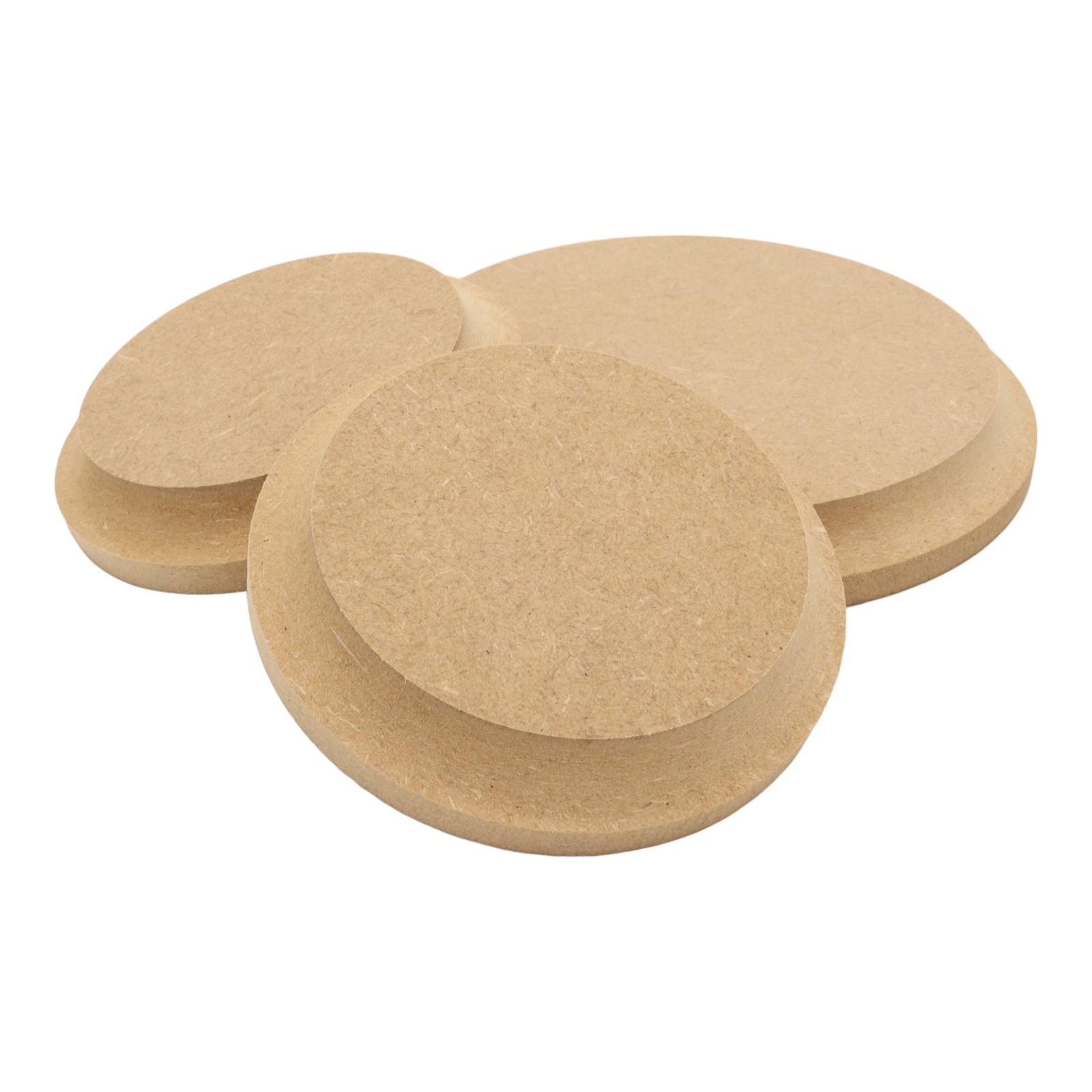 Wooden MDF Circle Cove Top Edge Disk Blanks Craft Shape 10-30cm Pack 1 ...