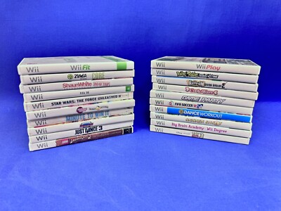 Lot Of 20 Wii Games - All Tested, All Complete With Manual, Rayman, Wii ...