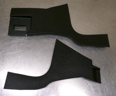 Ford F150 Front center floor console trim kick panels charcoal black ...