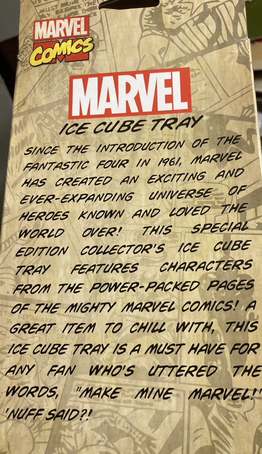 Marvel Comics Heroes Silicone Ice Cube Tray Loot Crate May 2015 for ...