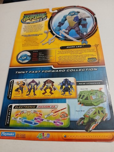Tmnt Dark Leo Fast Forward Teenage Mutant Ninja Turtle Bio File Card ...