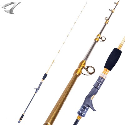 JIGGING MASTER Limited Edition Baitcasting Jigging Rod TITANIUM STAR ...