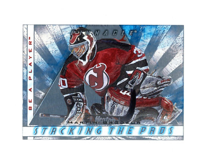 MARTIN BRODEUR 1997-98 Pinnacle BAP Stacking The Pads #11 New Jersey ...