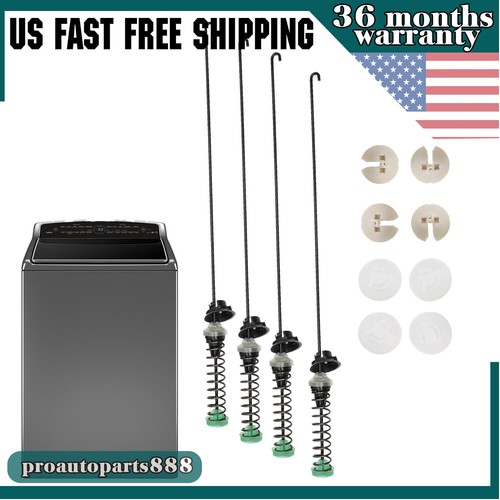 4Pcs W11130362 For Whirlpool Washer Washing Machine Suspension Rod ...