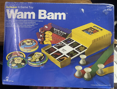 Schaper Wam Bam Action Game NEW SEALED Original BOX Instructions 1979 ...