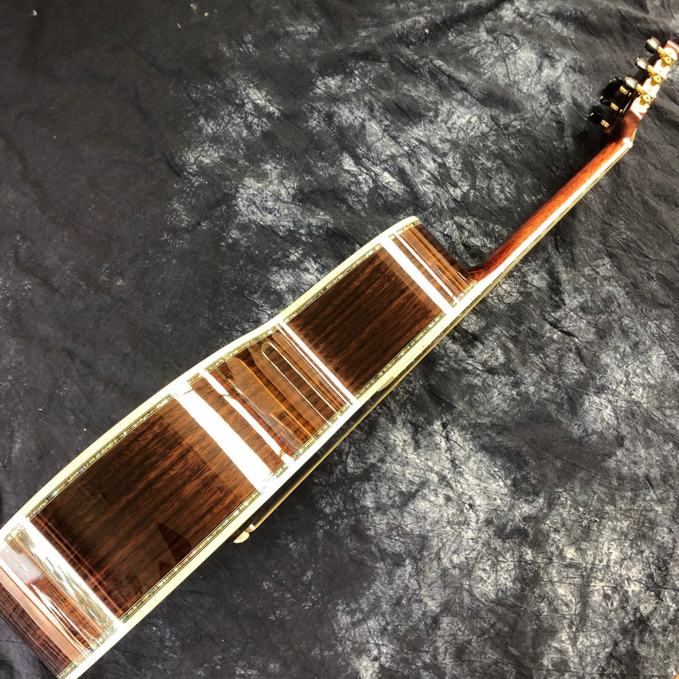 39" Solid Cedar Top OOO Model Acoustic Guitar Ablaone Ebony Fingerboard ...