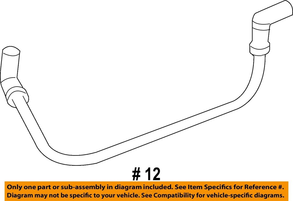 GM OEM 09-11 Aveo Emission System Emission Components-Pcv Hose 55556495 ...