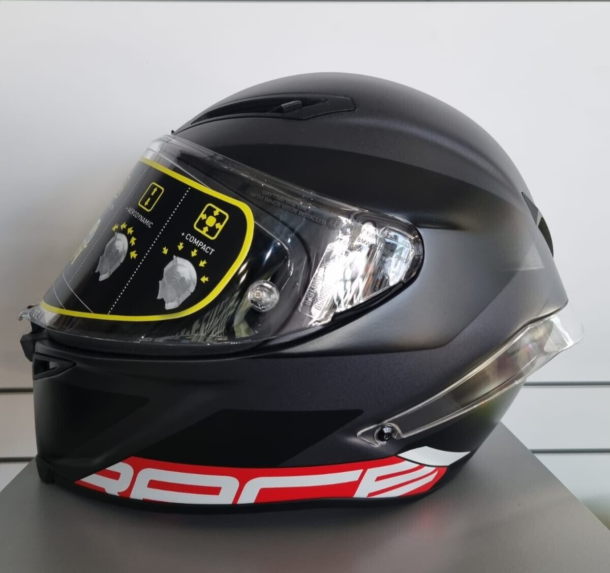 Motorcycle Racing Helmets Schuberth SP1 Carbon HANS Race Helmet