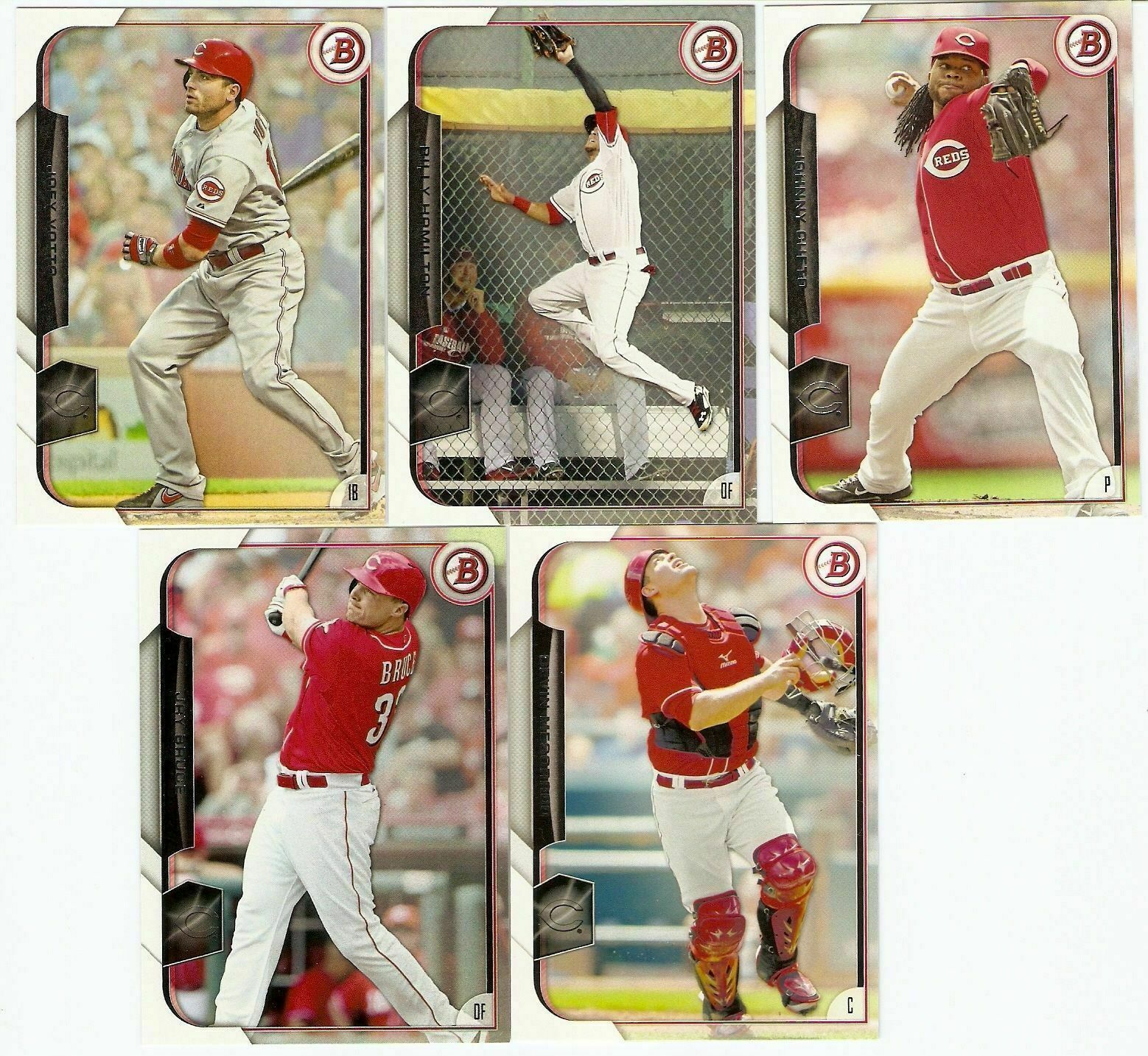 CINCINNATI REDS TEAM SET 2015 BOWMAN JOEY VOTTO JAY BRUCE BILLY ...