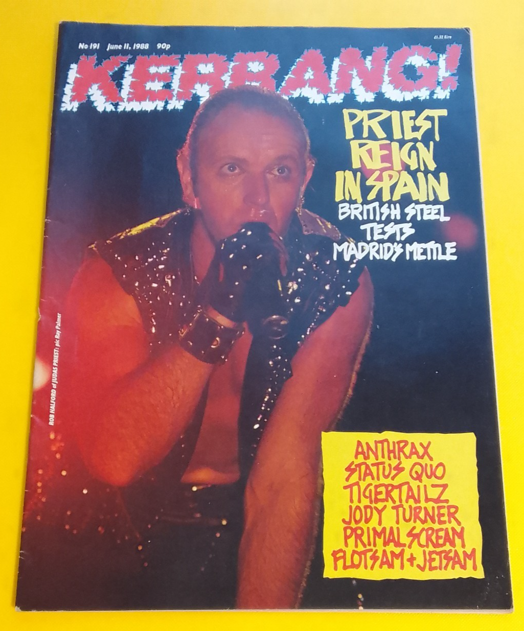 Kerrang! No.191- June 11 1988- Judas Priest, Anthrax, Status Quo ...
