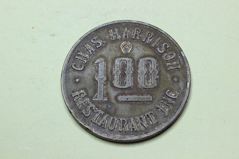 TRADE TOKEN-REGENT ROOM-CHAS. HARRISON RESTAURANT INC. | eBay