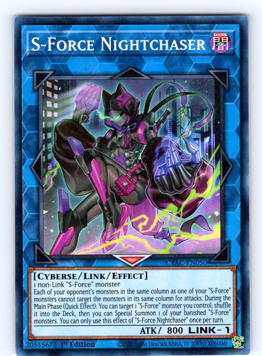 S-Force Nightchaser Super Rare 1st Edition CYAC-EN050 LP | eBay