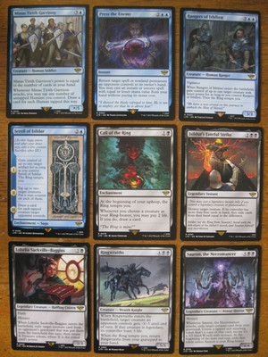MTG Lot of 9 RARE MYTHIC cards 2023: LTR Lord of the Rings - Saga ...