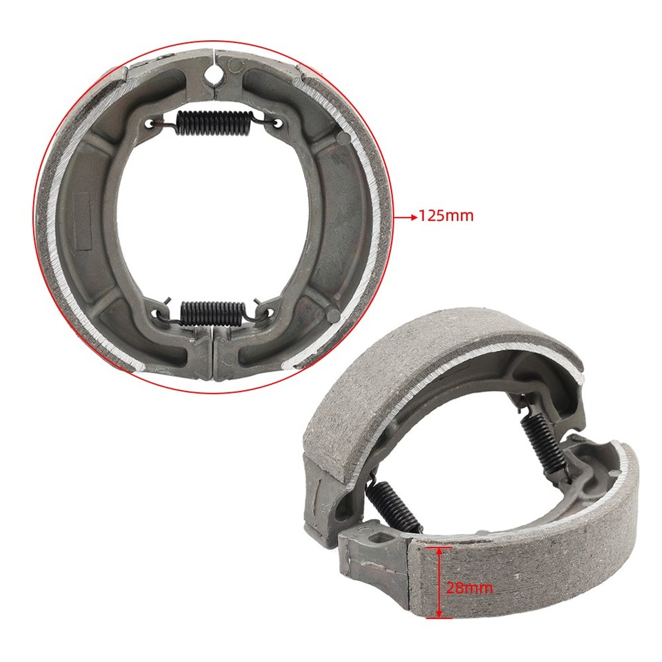 Rear Brake Shoes For YAMAHA YZ 125 1976-1982 1987 RD 125 LC For SINNIS ...
