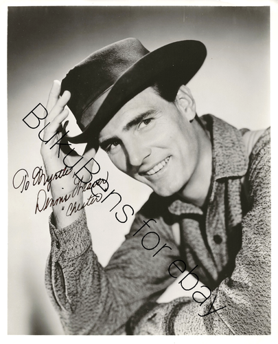 Vintage Hand Signed Autograph Photo Actor Dennis Weaver Chester ...
