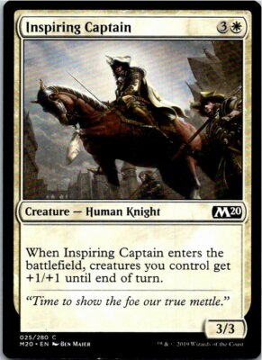 Inspiring Captain Magic The Gathering 2020 Core Card Mint | eBay