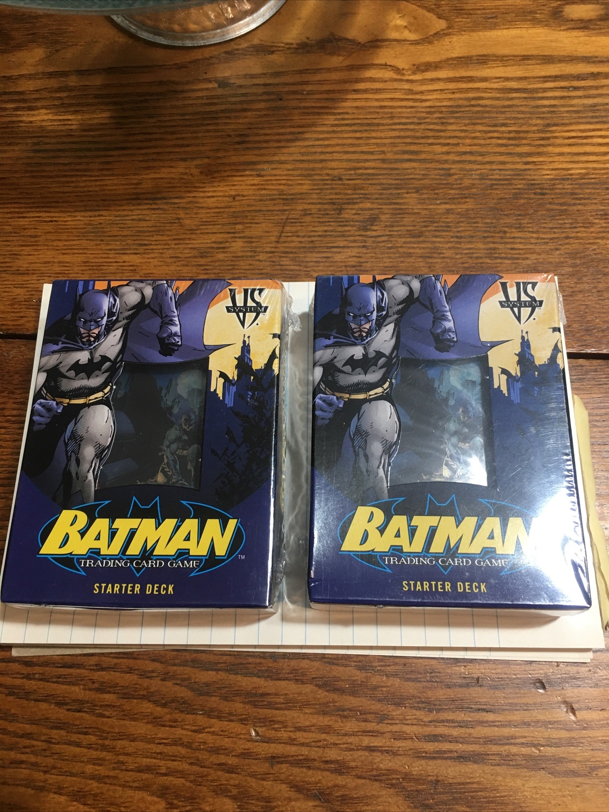 Batman Trading Card Game 2 Player Starter Deck Set Lot - 2 Sealed Sets ...