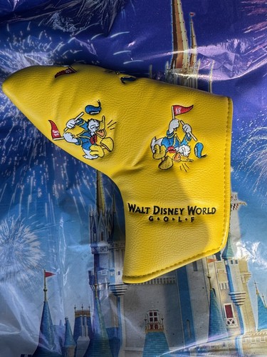 Walt Disney World Donald Duck Golf Blade Putter Head Cover Yellow ...