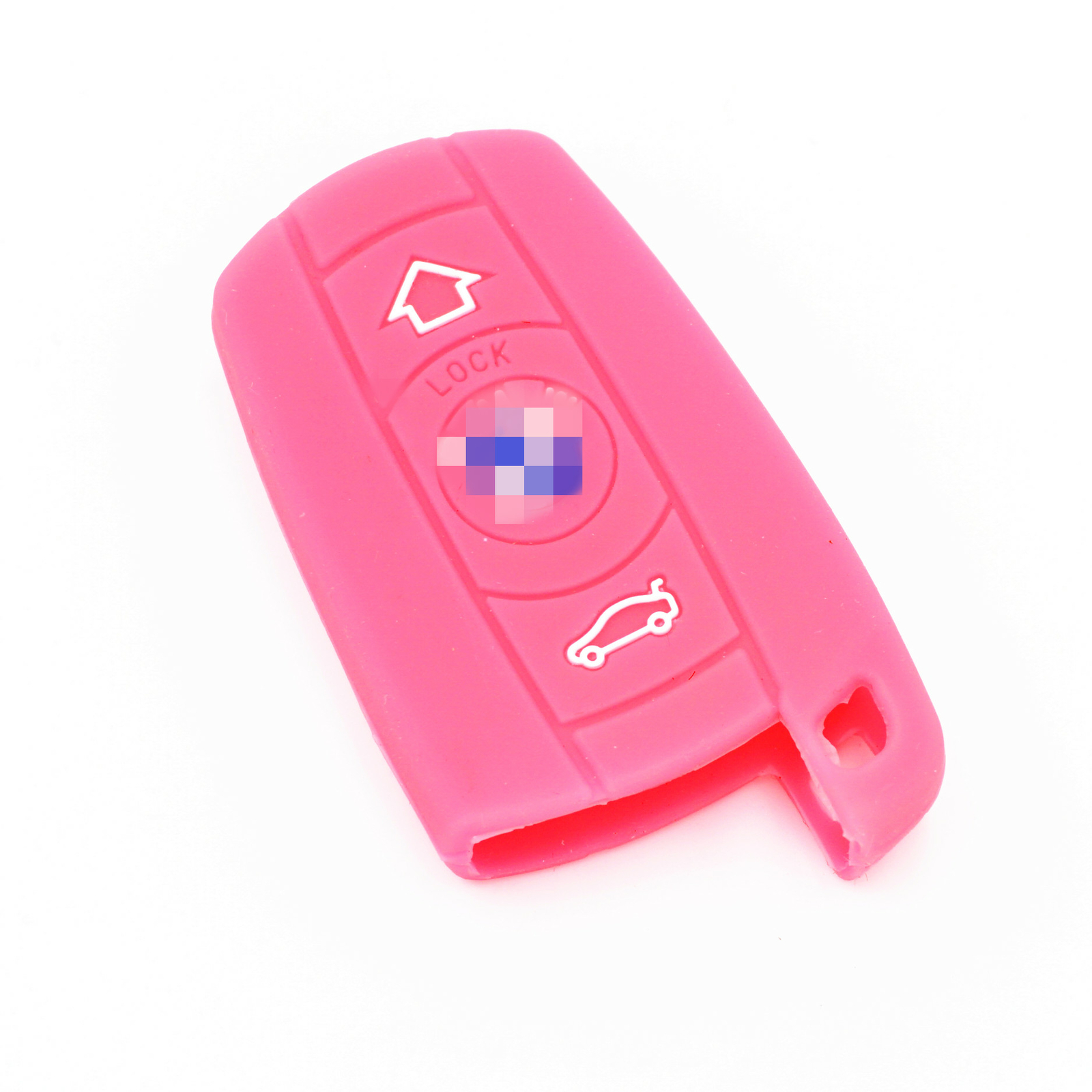 3 Buttons Silicone Remote Key Case Cover for BMW 5 6 7 Series X5 X6 M5 ...