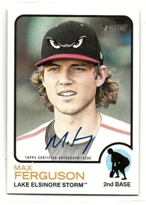 2022 Heritage Minor League Auto Autograph Max Ferguson #ROA-MF Lake ...