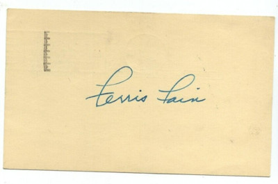 1951 Signed Penny Postcard Ferris Fain Philadelphia Athletics | eBay