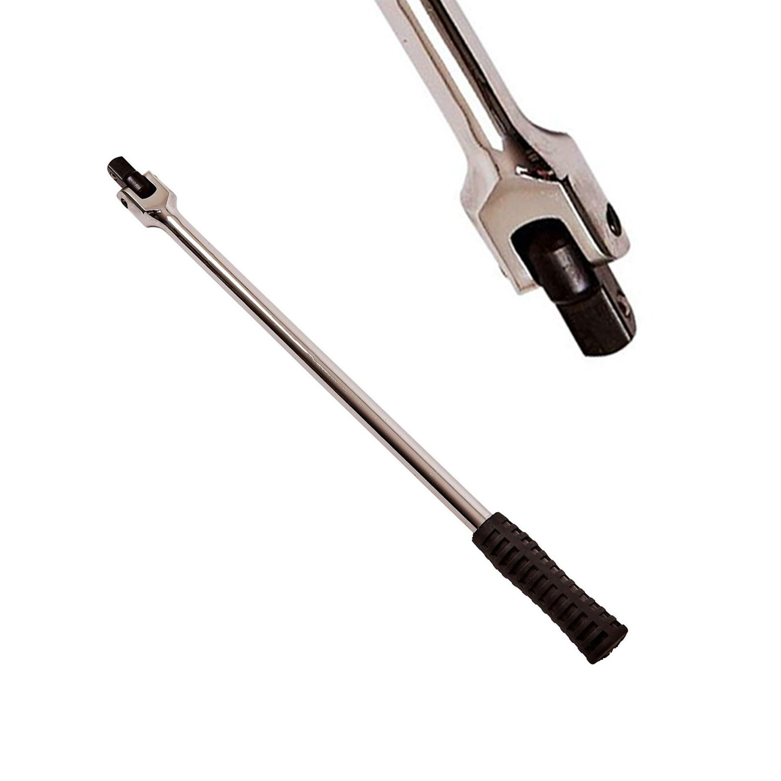 18" 1/2" Dr Socket Wrench Square Drive Breaker Flexi Knuckle Bar ...