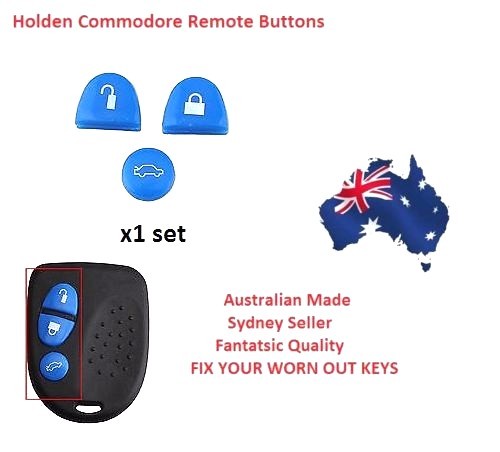 BLUE 1X Sets Key Remote Buttons Holden Commodore Key VS VT VX VY VZ WH ...