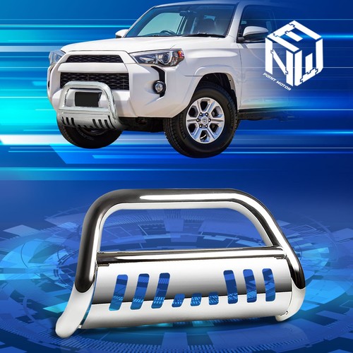 For 10-16 Toyota 4Runner 3" Chrome S/S Bull Bar Push Front Bumper ...