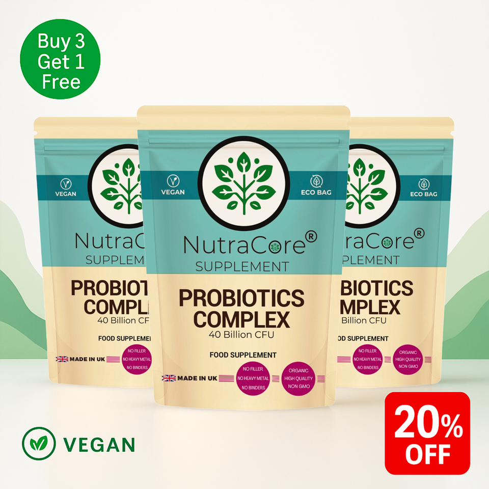 Probiotics Complex Capsule 40 Billion CFU 15 Active Bacteria-100%Vegan ...