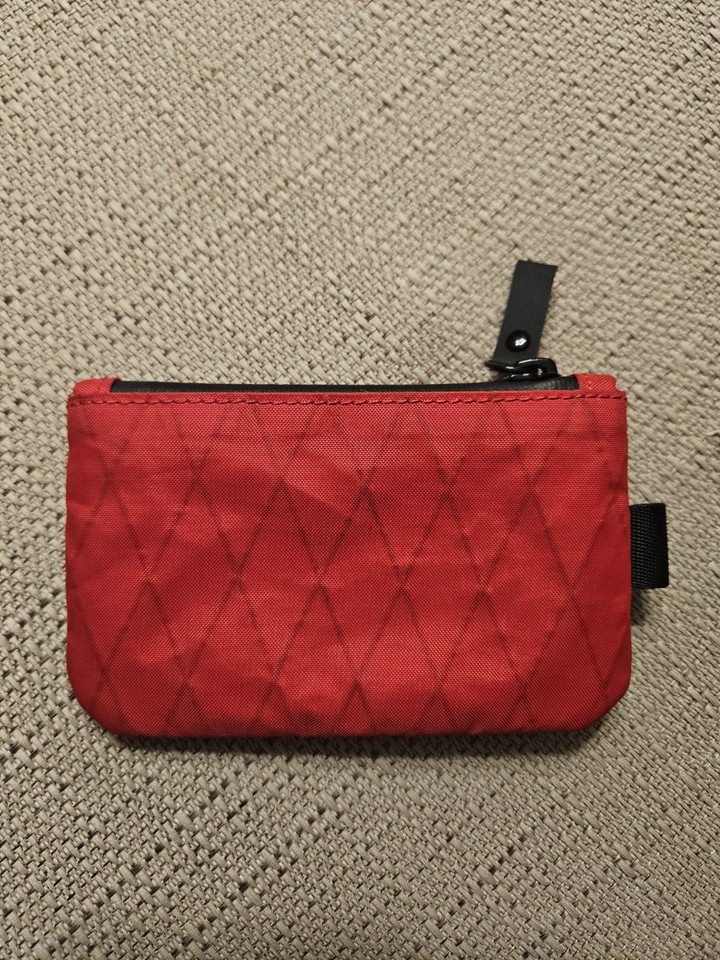 Alpaka Zip Pouch in Red EDC Wallet | eBay