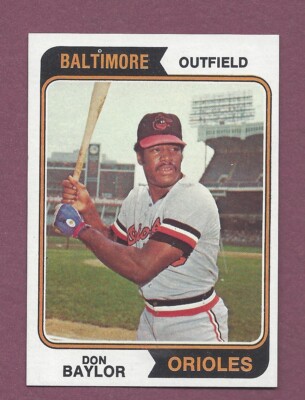 SHARP PACK FRESH 1974 TOPPS BASEBALL #187 DON BAYLOR .99 SHIP N047 | eBay