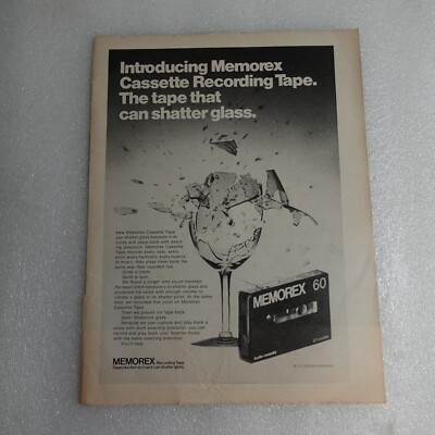 Vintage Print Ad Memorex Recording Tapes Sports Illustrated May 31 ...