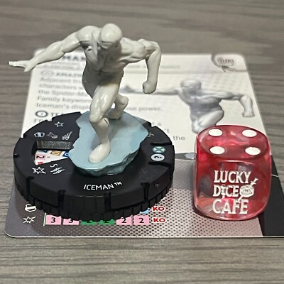 Marvel Heroclix Spider-Verse 004 ICEMAN | eBay