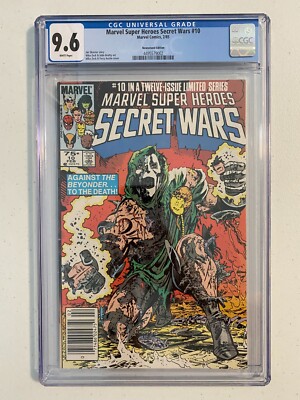 Marvel Secret Wars #10 (1985) CGC 9.6 NEWSSTAND Zeck Dr Doom Battle ...