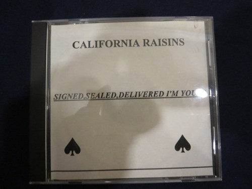 VINTAGE CALIFORNIA RAISINS SUPER RARE SINGLE SIGNED, SEALED, DELIVERED ...