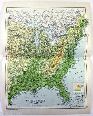 Entire US - Physical Map