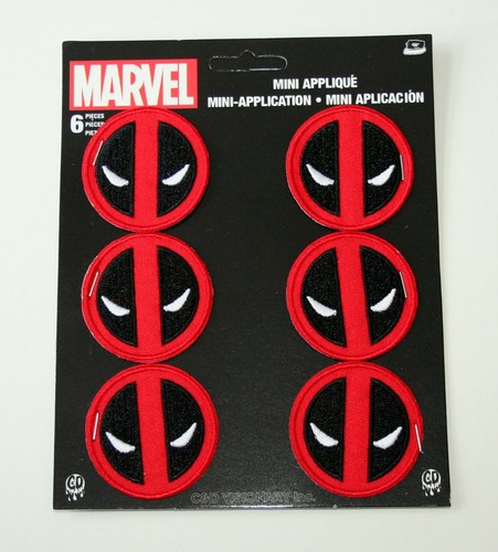 6 Mini Official Marvel Comics Deadpool Logo Cloth Jacket Patch New Iron-On | eBay