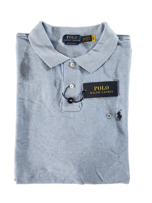 Polo Ralph Lauren Custom Slim Fit Replen Isle HTR Mesh Polo Shirt Men's Size XL | eBay