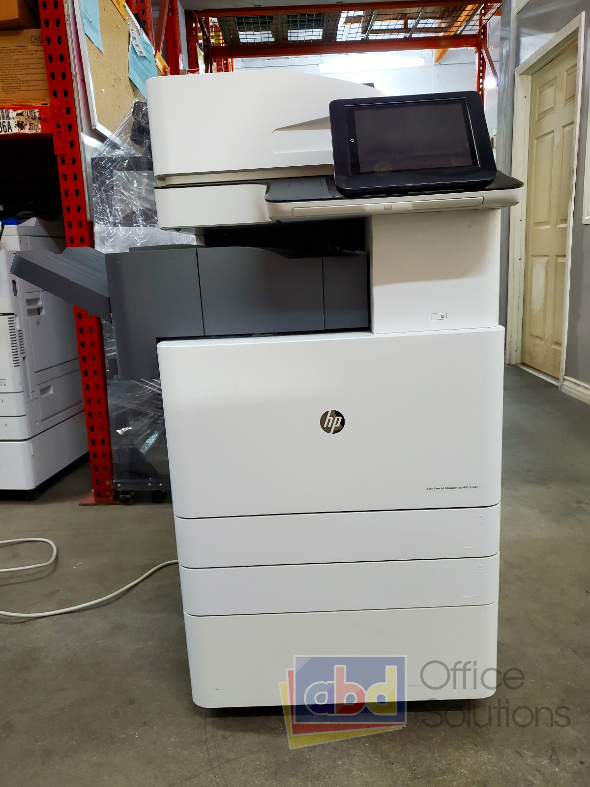 HP Color LaserJet Managed MFP E87640 A3 Printer Copier Scanner Finisher ...