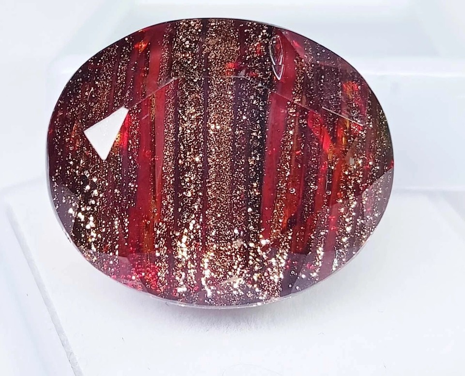 Rutile Quartz Red Color Cut 30-31 Ct Natural EGL Certified Loose ...