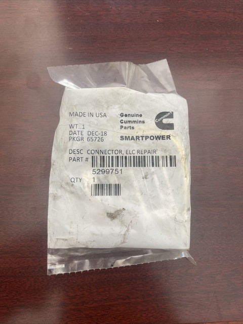 Cummins 5299751 - Connector ELC Repair for sale online | eBay