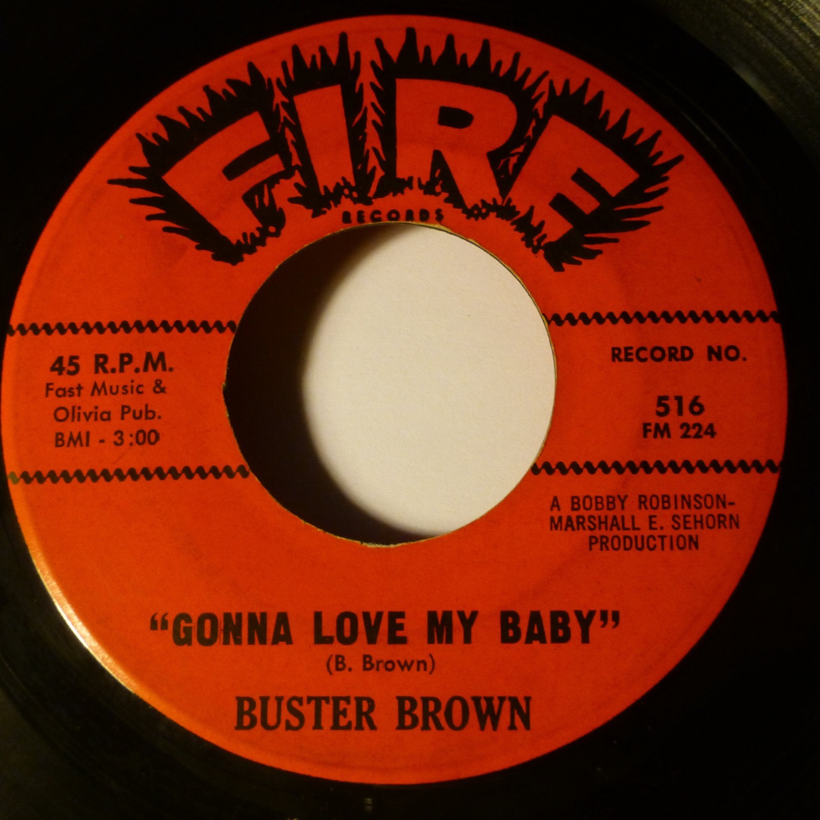 BUSTER BROWN 45 Gonna Love My Baby / Raise A Ruckus Tonight FIRE r&b gL317 | eBay Australia