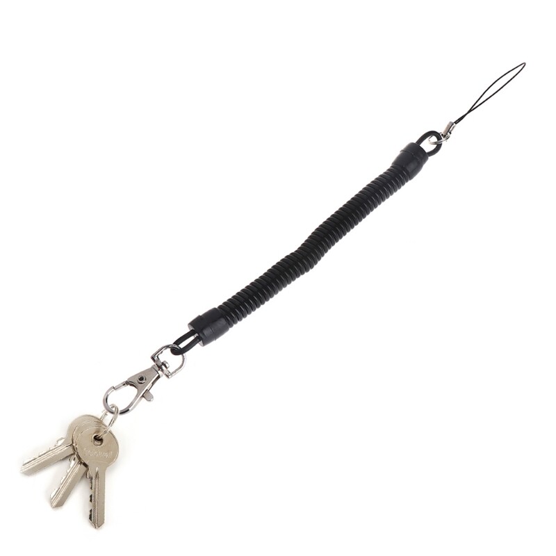 Lobster Clasp Hook, Elastic Spring for Key Chain Swivel Cord Handle | eBay