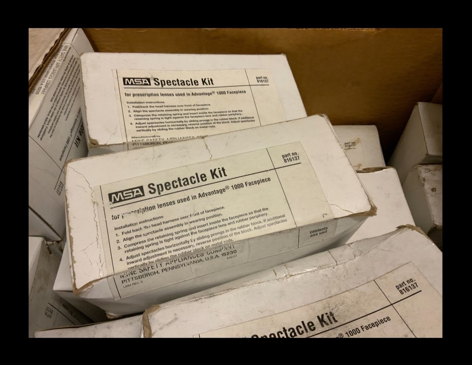 MSA Spectacle Kit use with Advantage 1000/Millennium Gas Mask ...