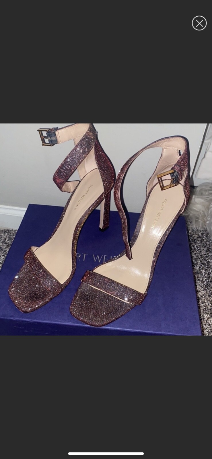 Stuart weitzman pump 100 Square Nudist - Gem