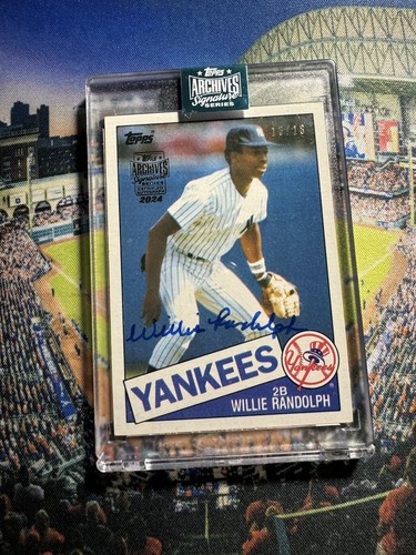 2024 Topps Archives Signature Series Willie Randolph Auto /18 | eBay