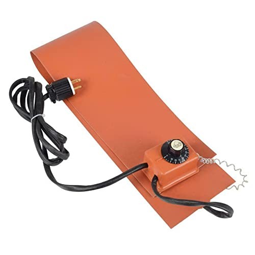 1200W Silicone Rubber Heating Blanket With Controller for Metal Bucket ...