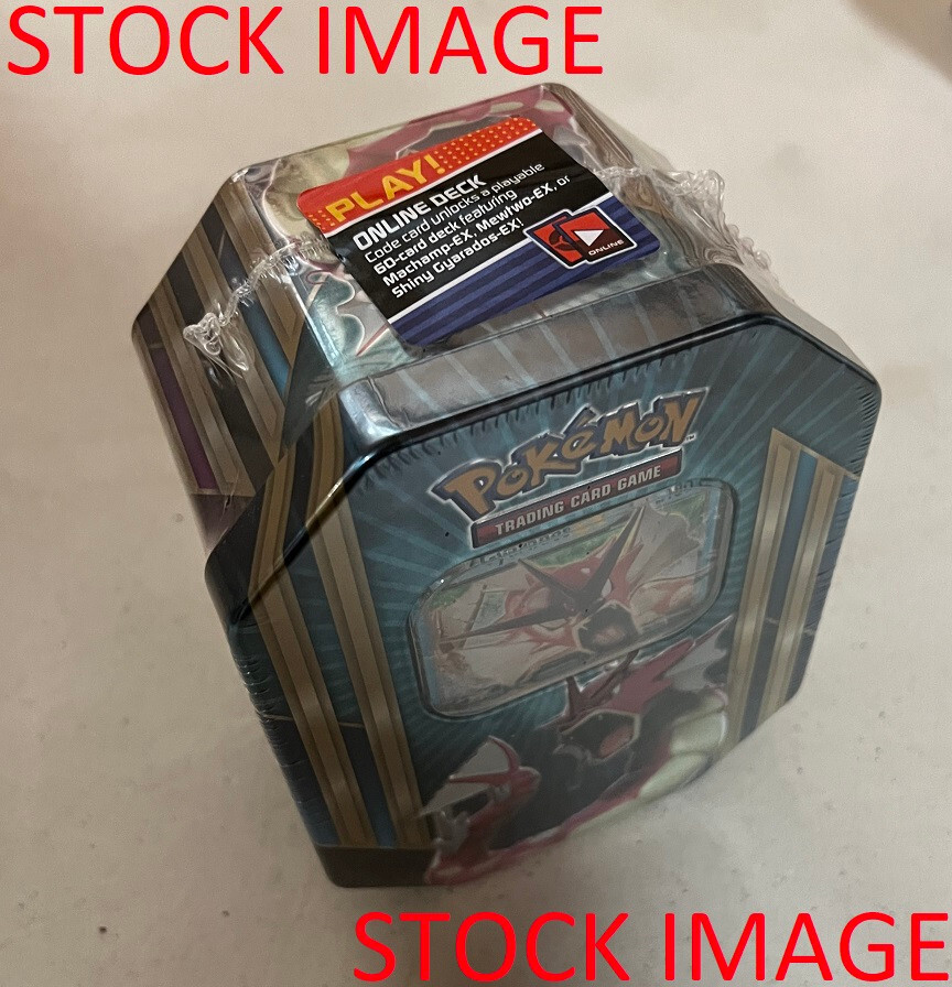 POKEMON 2016 XY Triple Power Gyarados EX - Factory Sealed Collector Tin ...