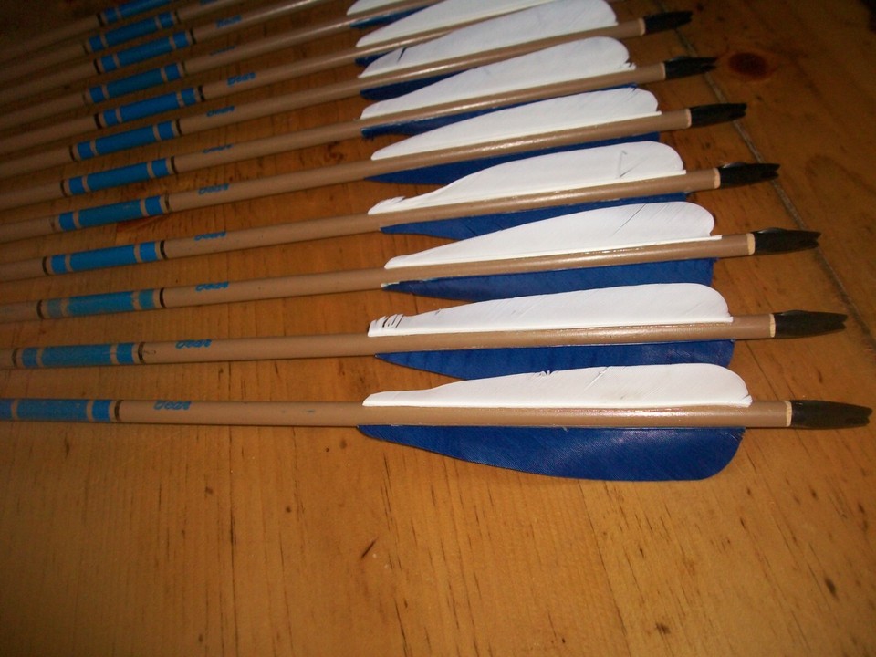 One Dozen NOS Matching Cedar Arrows Made By Bear | eBay